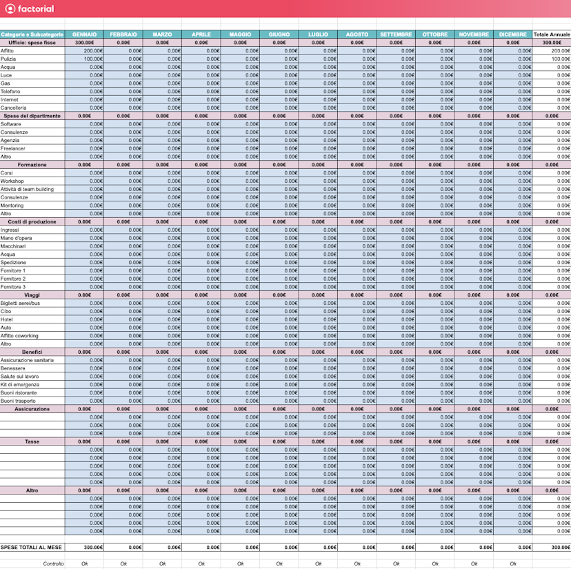 Gestione Spese Excel: Modello Facile da Usare per Aziende