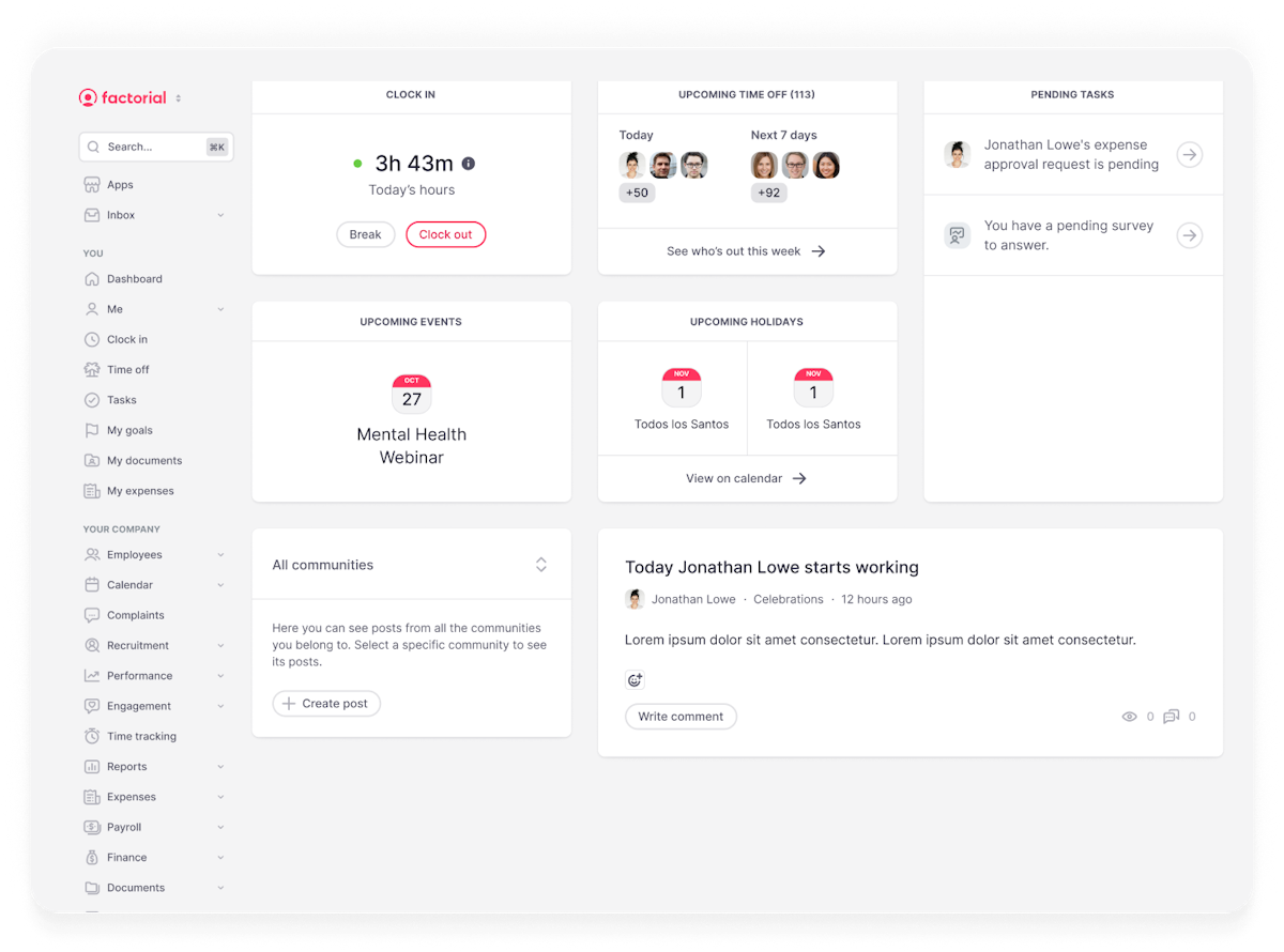 Download the HR mobile application - Factorial