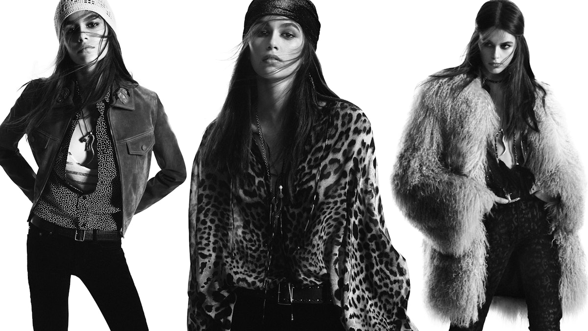 Kaia Gerber stars in #YSL15 campaign