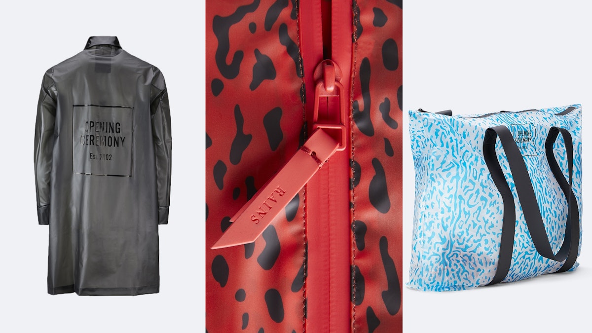 Opening Ceremony x Rains: a happy solution for the rain