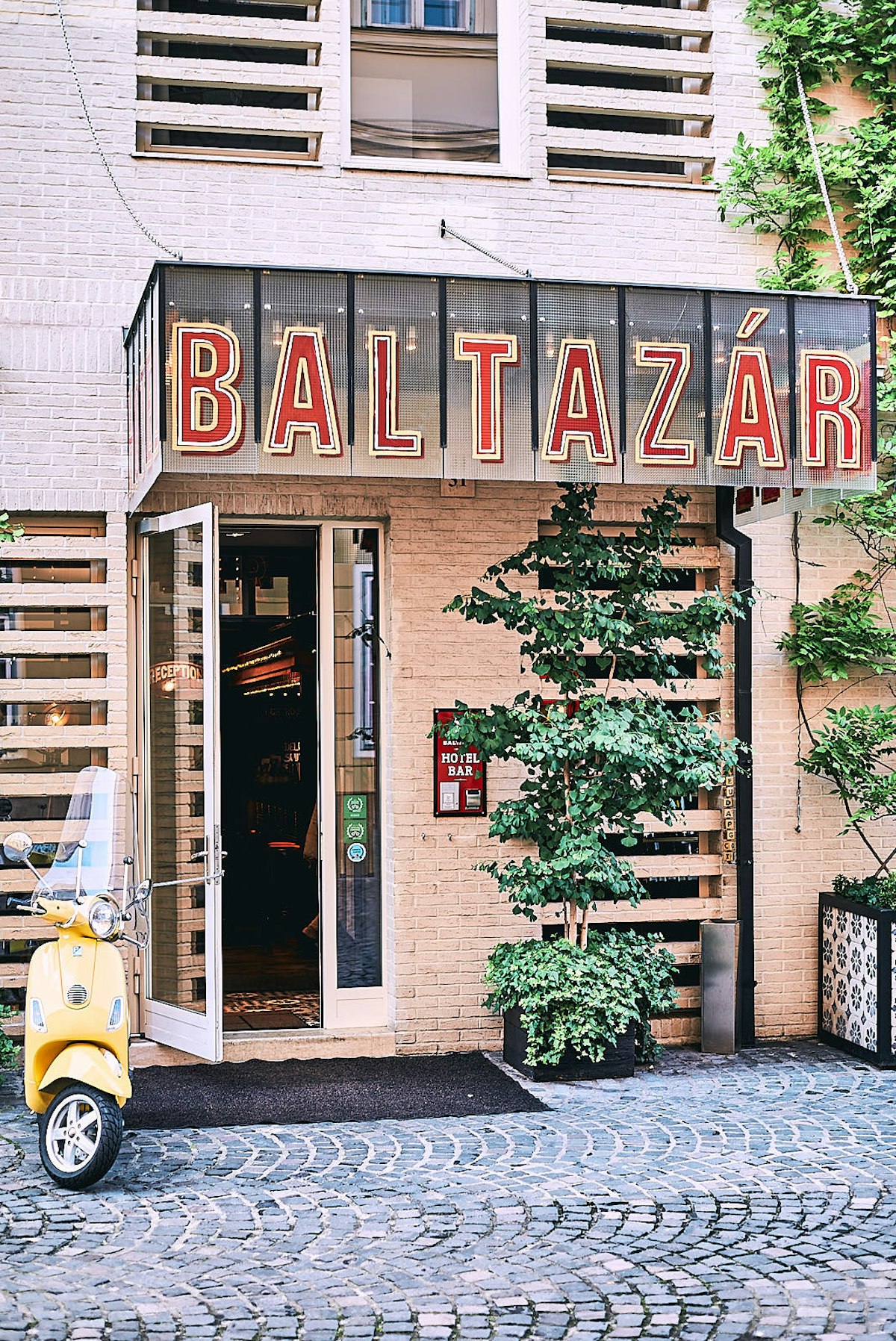 In a room with with Vivienne Westvood. Baltazzar hotel