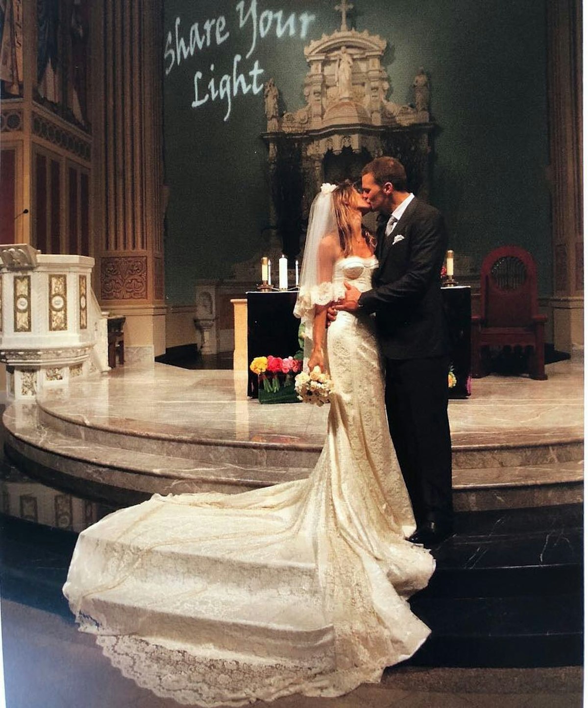 Best Wedding Dresses Seen at Models' Weddings