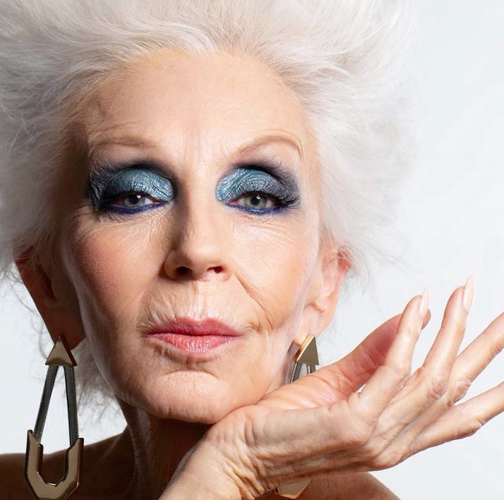 72-year-old Influencer breaks beauty industry standards