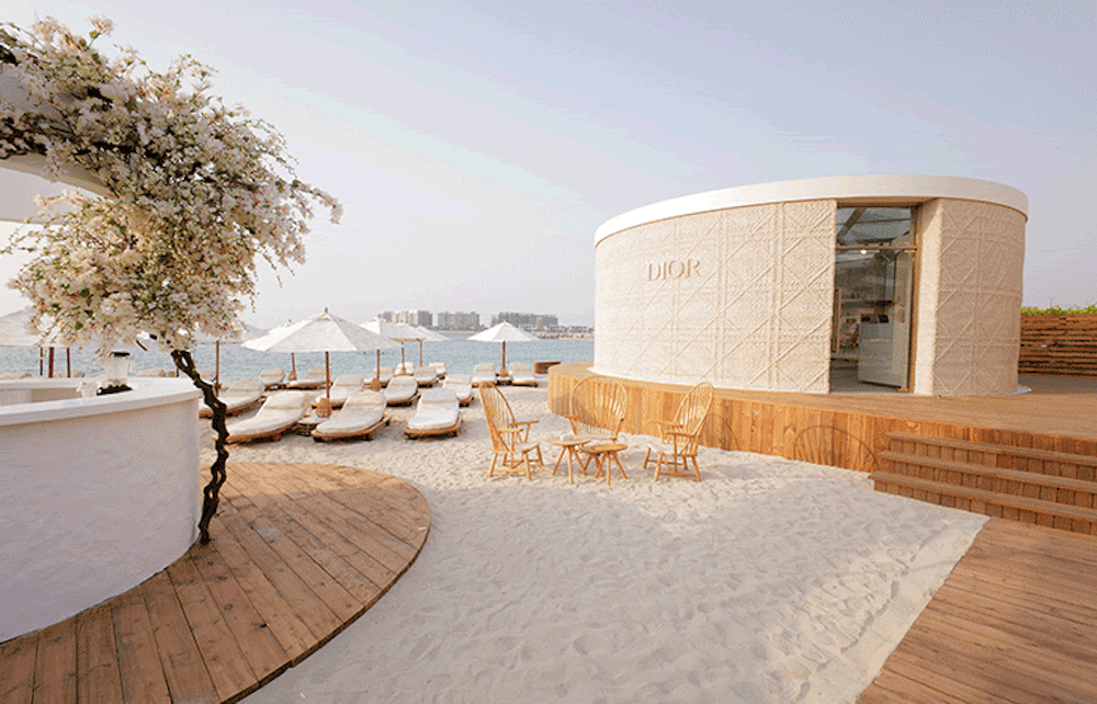 Dior's Unique Concept Store at Nammos in Dubai
