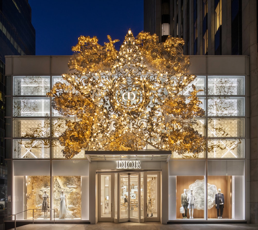 Dior Unveils Its Christmas Decorations Around The World