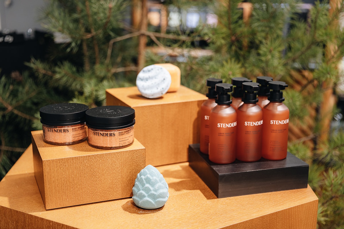 STENDERS counter at Stockmann Riga