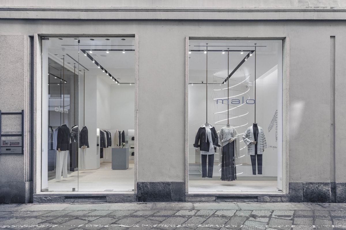 Malo Cashmere Opened Its New Flagship Store In Via Della Spiga