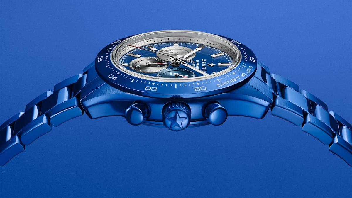 Zenith Blue Ceramic Chronograph Trilogy. One era. Timeless style.