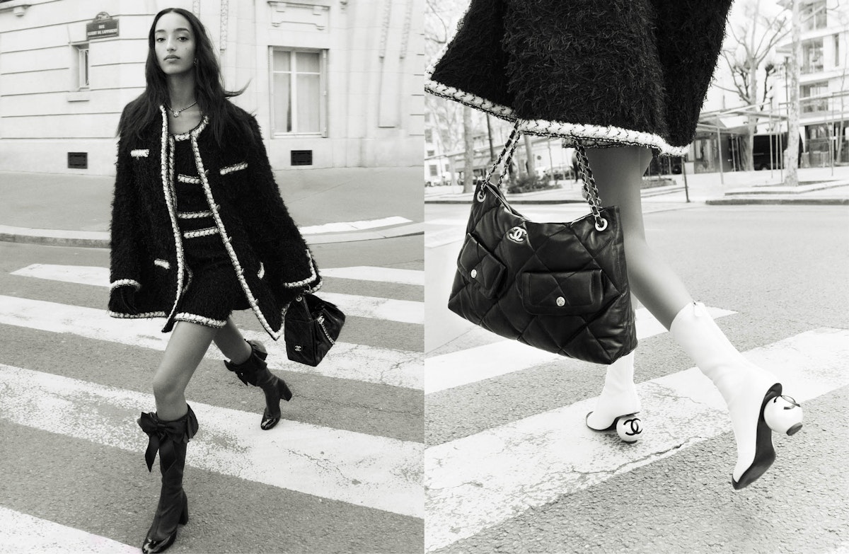 CHANEL FW2025/26 campaign is like a game of trompe l'oeil and illusions
