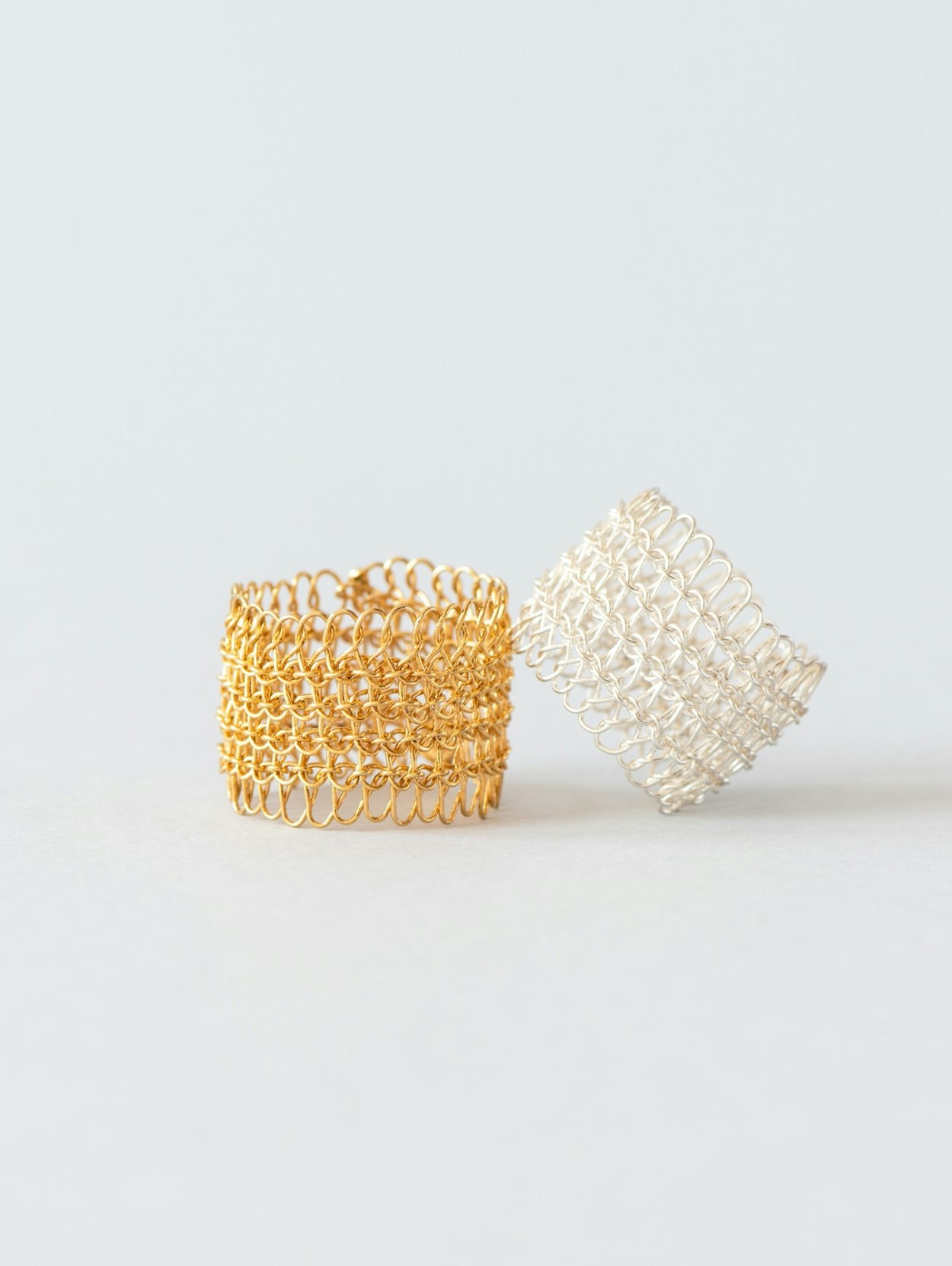 Silver Crochet ring | Officine Nora