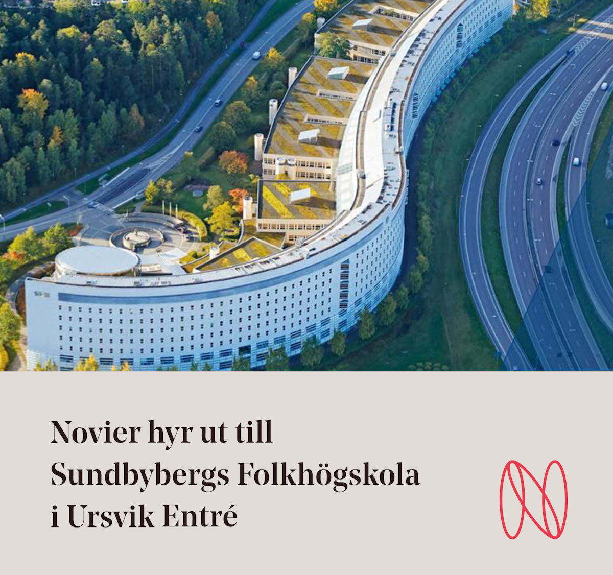 Novier hyr ut till Sundbybergs Folkhögskola i Ursvik Entré