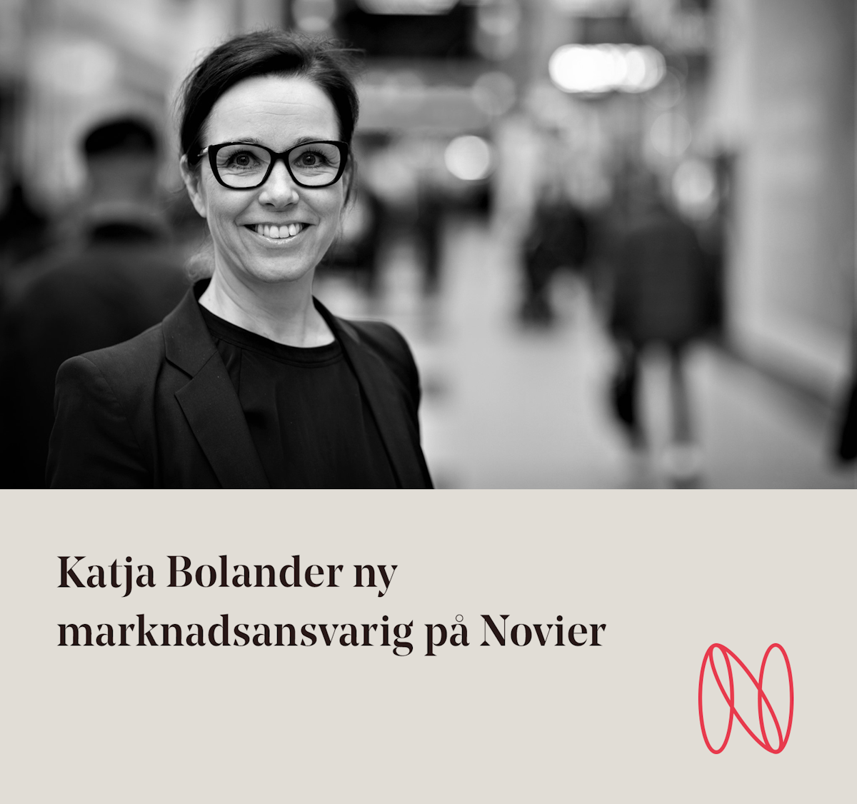 Katja Bolander blir ny marknadsansvarig på Novier