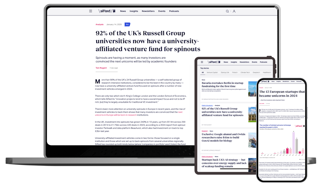 Subscribe to Sifted Pro