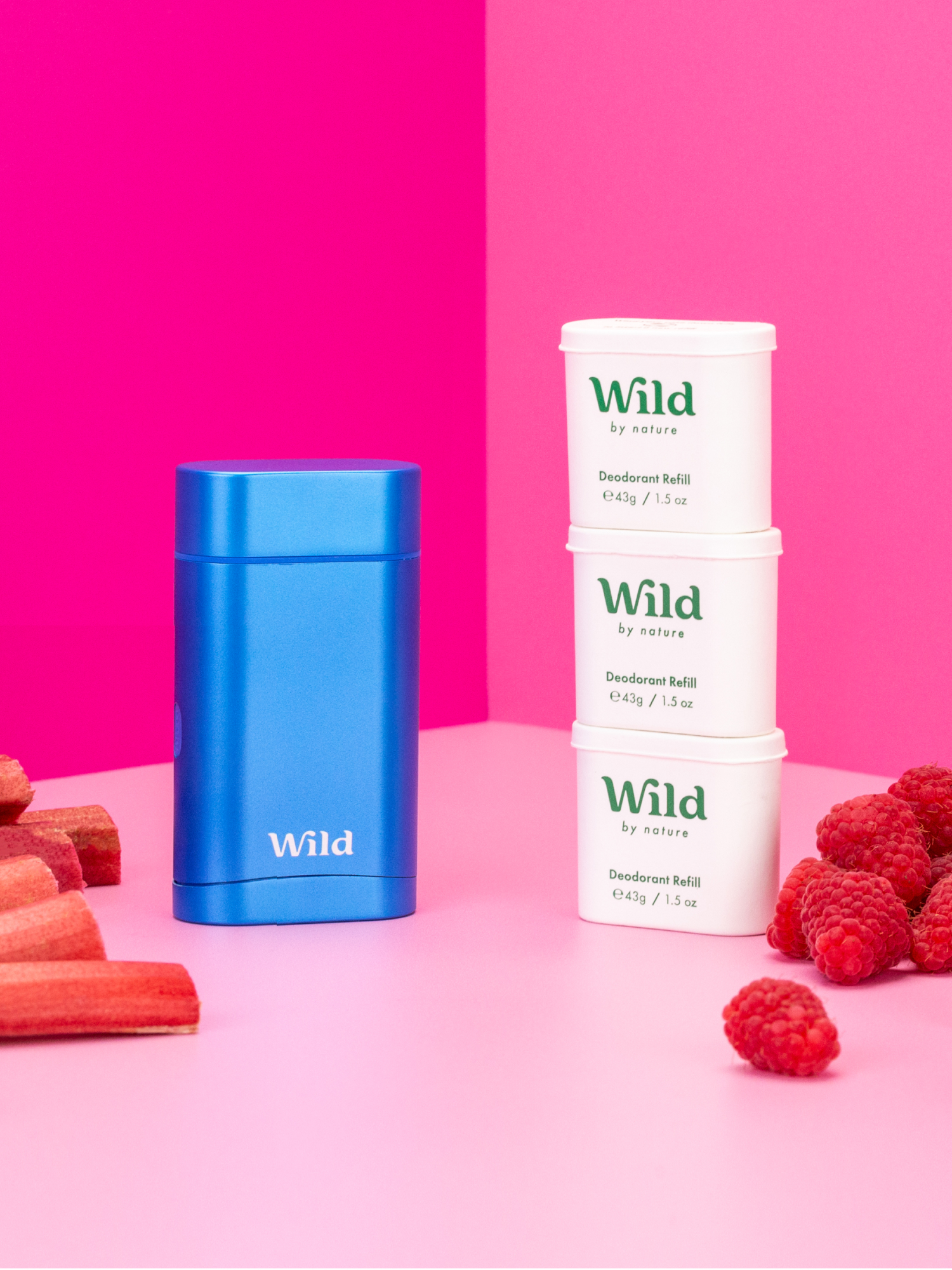 Rhubarb & Raspberry Mini Pack - Wild UK