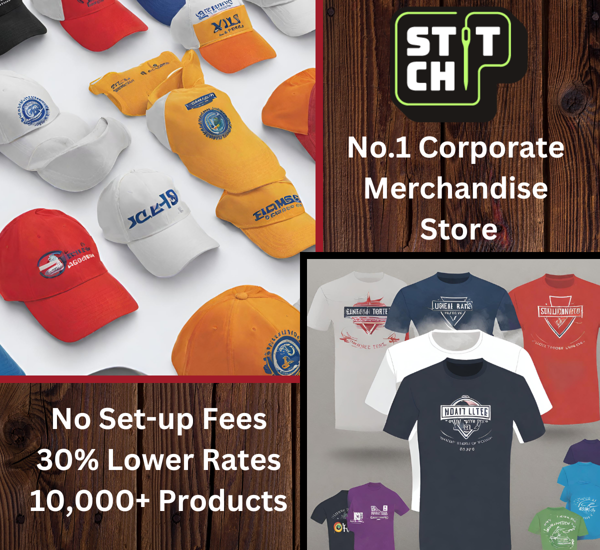 The Ultimate Corporate Merchandise Store | 30% Lower Rates | Stitchi