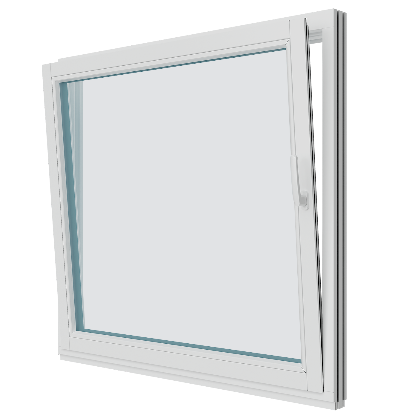 Dreie/vipp-vinduer - 2 fag 2 ruter, inadgående