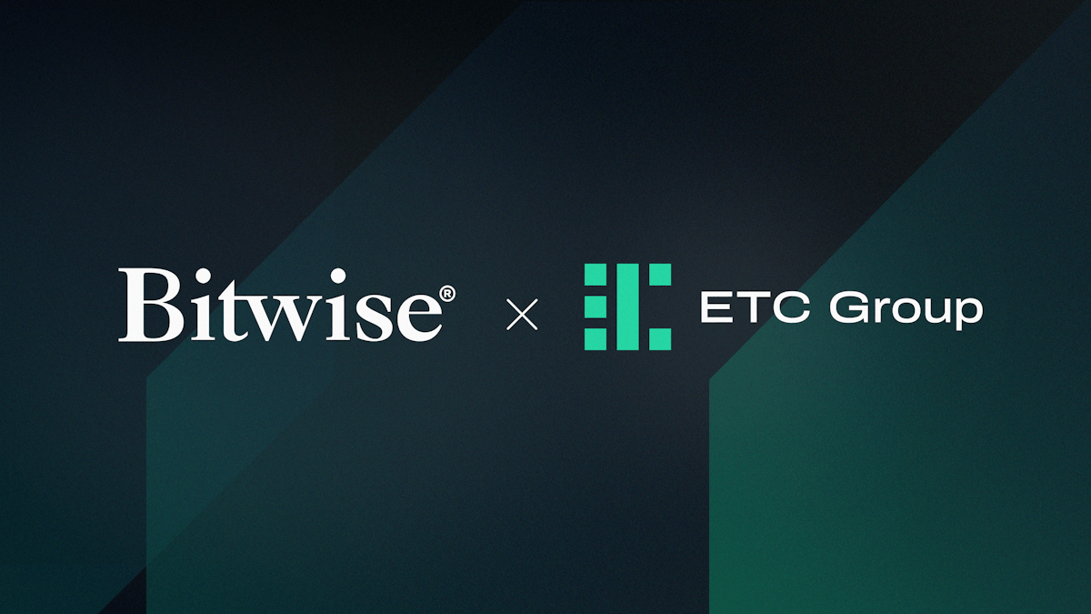 Bitwise Expands Into Europe With Acquisition of ETC Group