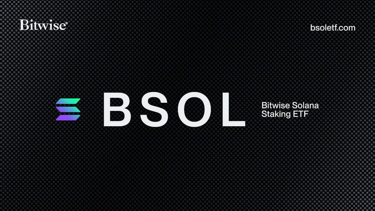 Bitwise Launches BSOL, First Spot Solana ETP in U.S.