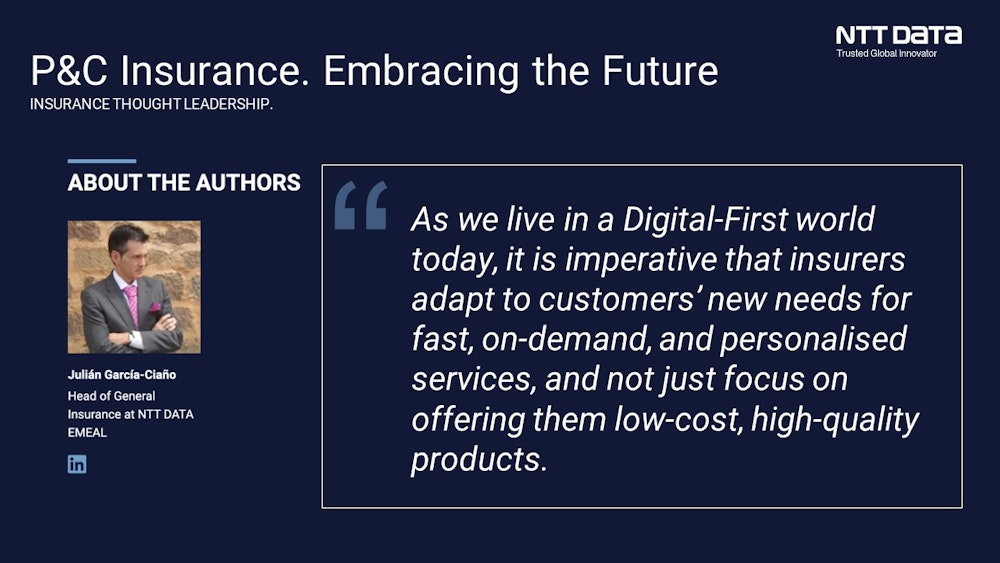 P&C Insurance. Embracing the Future | NTT DATA Insurance