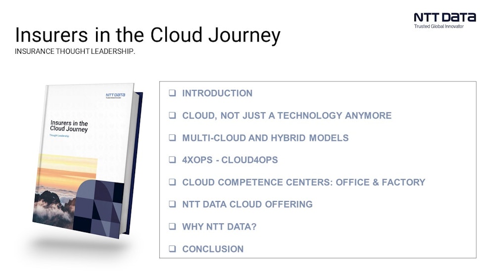 Insurers in the Cloud Journey | NTT DATA Insurance