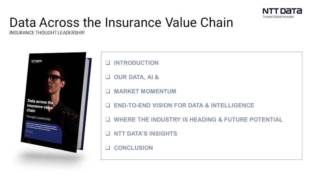 Data Across the Insurance Value Chain | NTT DATA Insurance