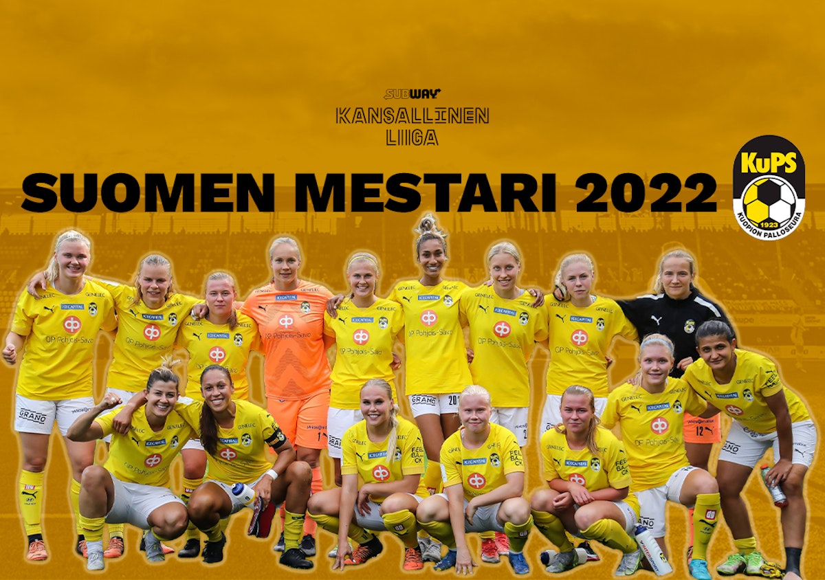 KuPS on Suomen mestari vuonna 2022 - Palloliitto.fi