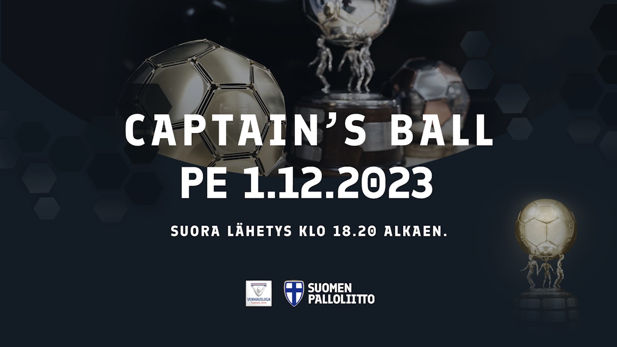 Captain' Ball 2023 – Suora lähetys - Palloliitto.fi