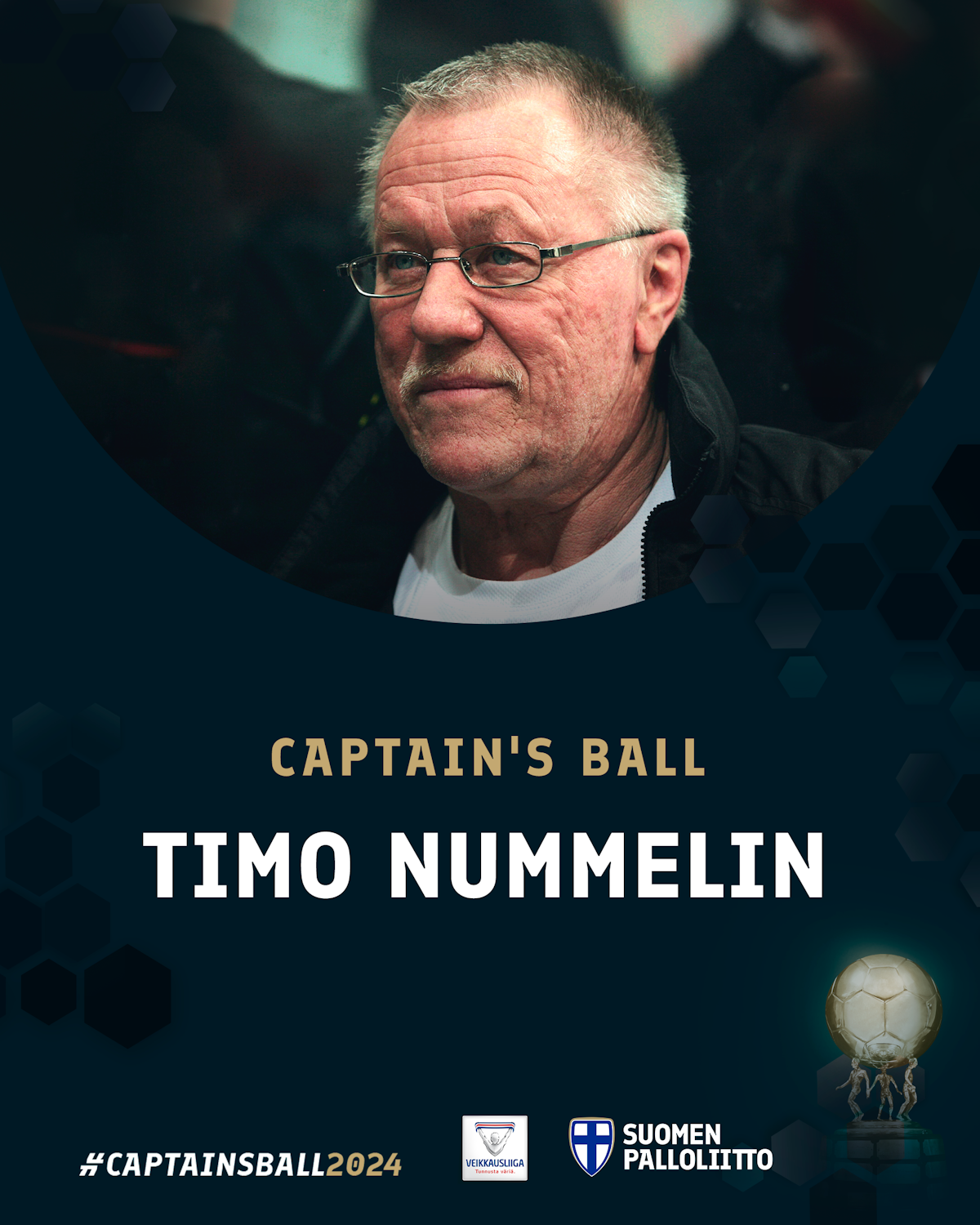Captain’s Ball 2024 Timo Nummelinille - Palloliitto.fi