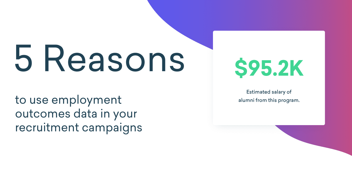 Five Reasons to Use Employment Outcomes Data in Your Recruitment ...