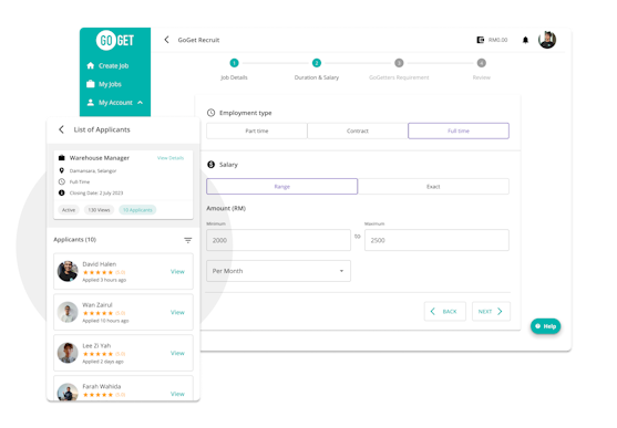 GoGet | On Demand Part Timers For Businesses