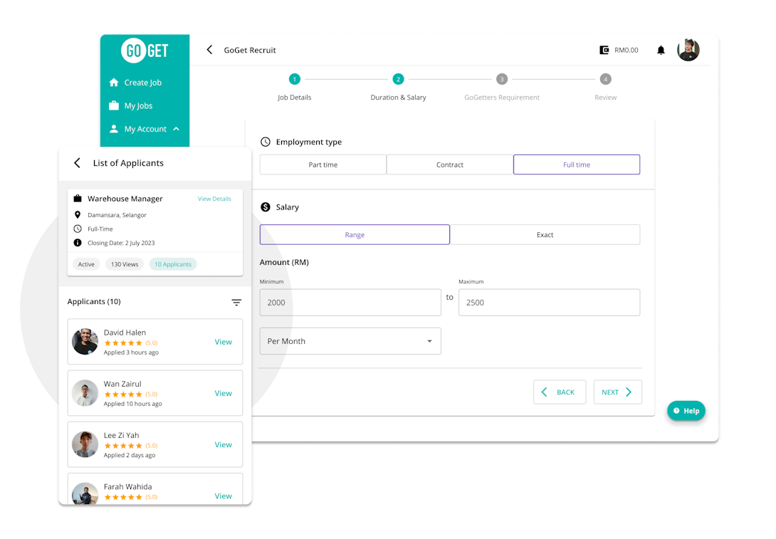 GoGet | On Demand Part Timers For Businesses