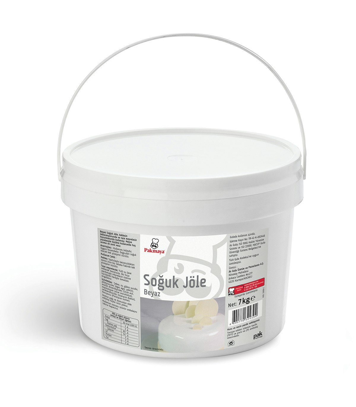 Soğuk Jöle Beyaz | Pakmaya
