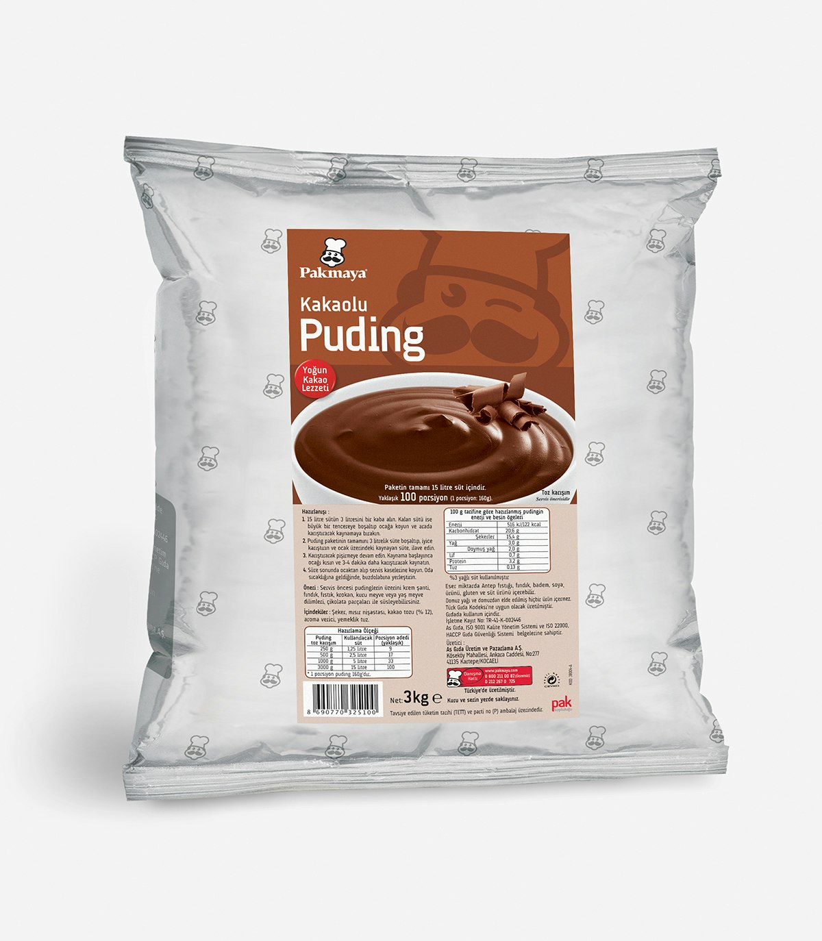 Kakaolu Puding | Pakmaya