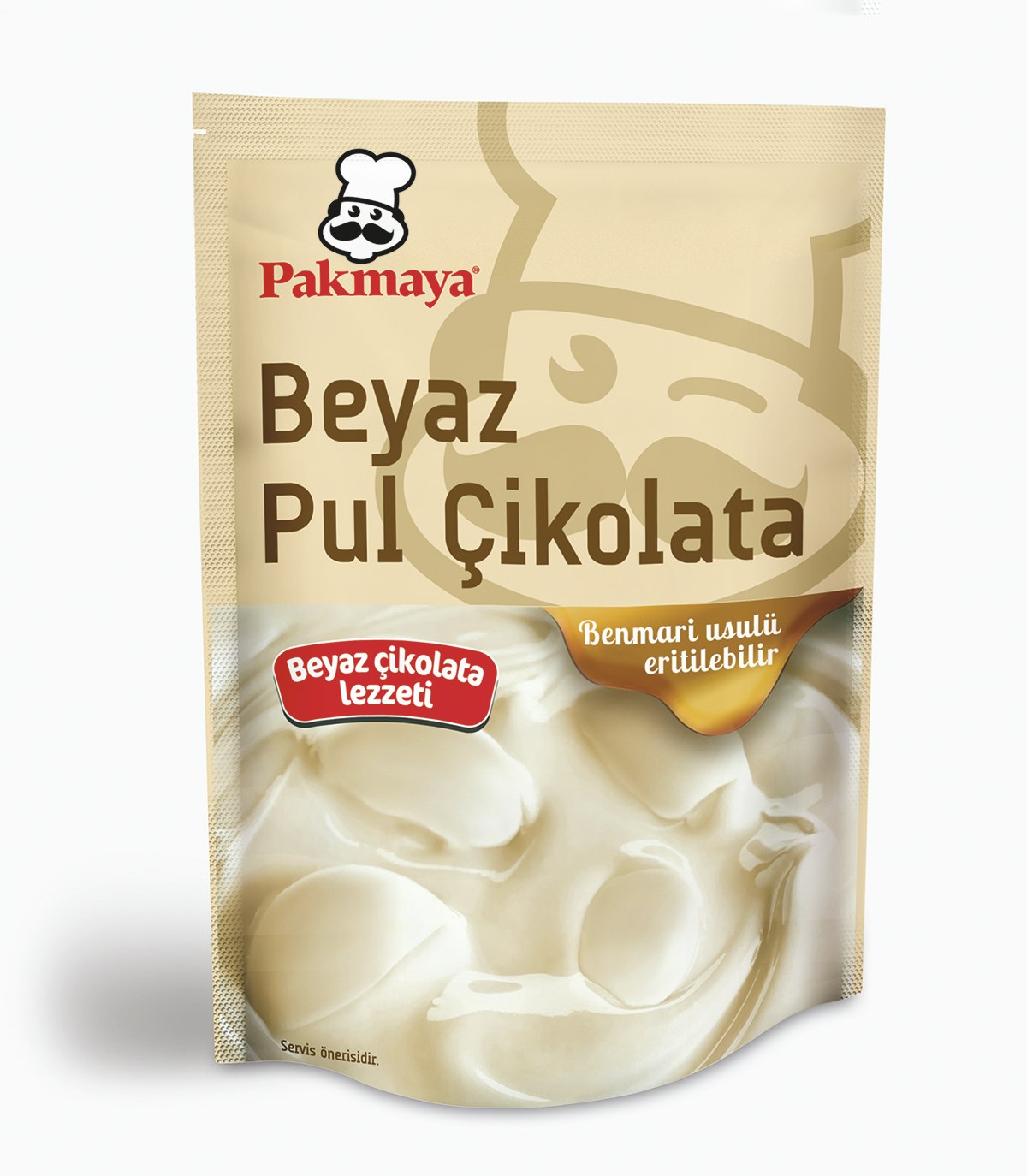 Beyaz Pul Çikolata | Pakmaya