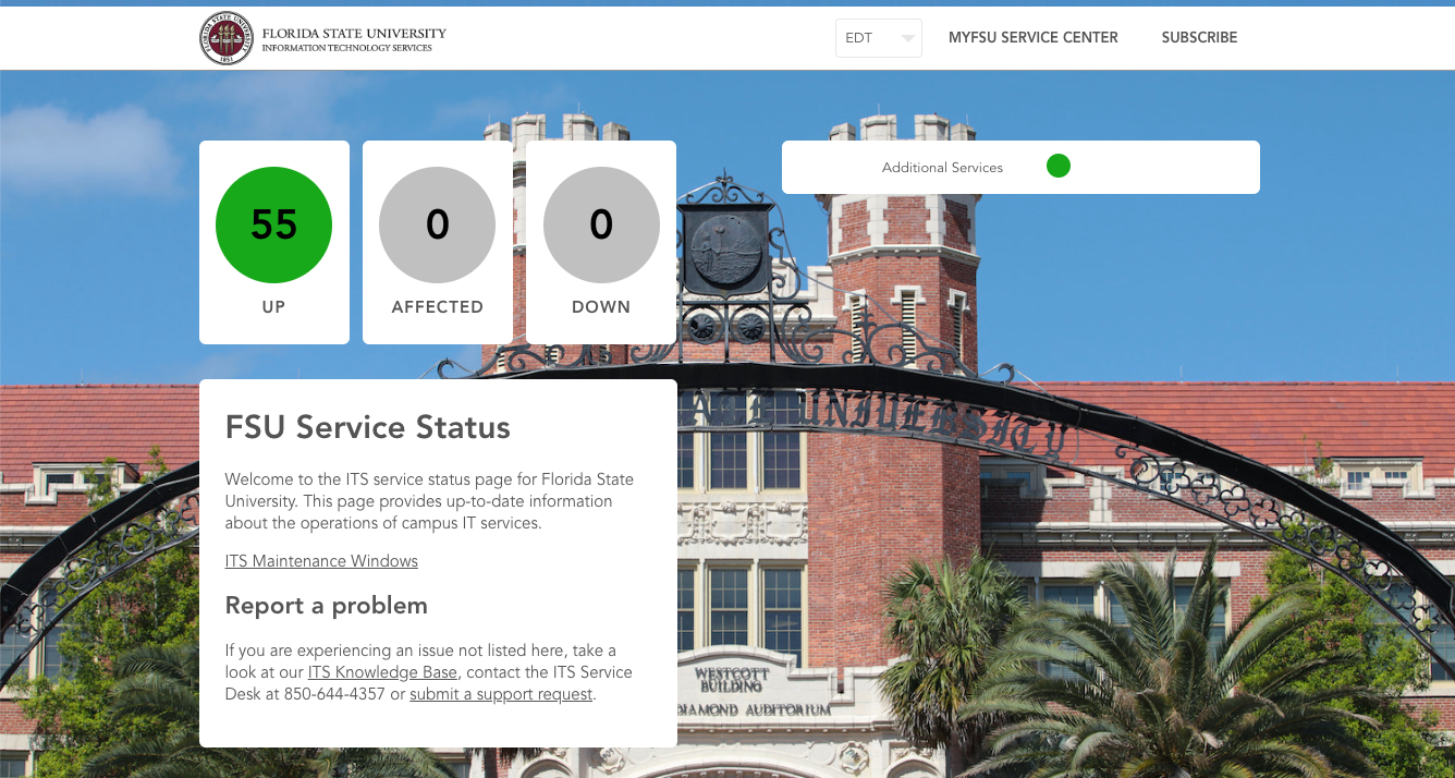StatusHub for Education | Hosted Status Page Service