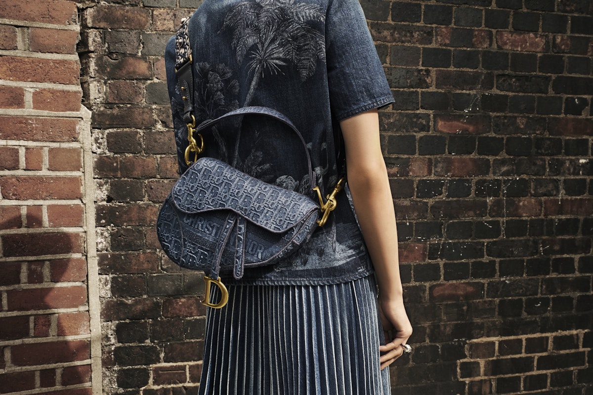 Die Dior Denim Saddle