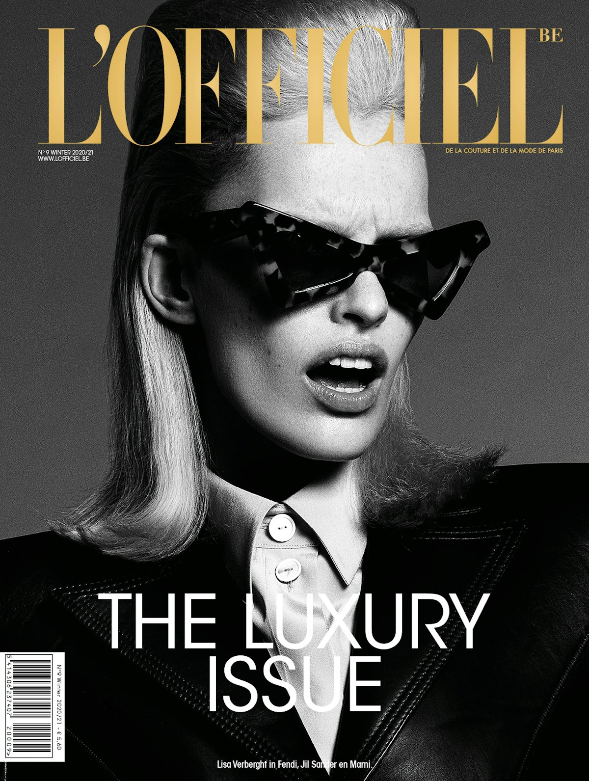 Belgisch topmodel Lisa Verberght siert cover van L'Officiel België's ...
