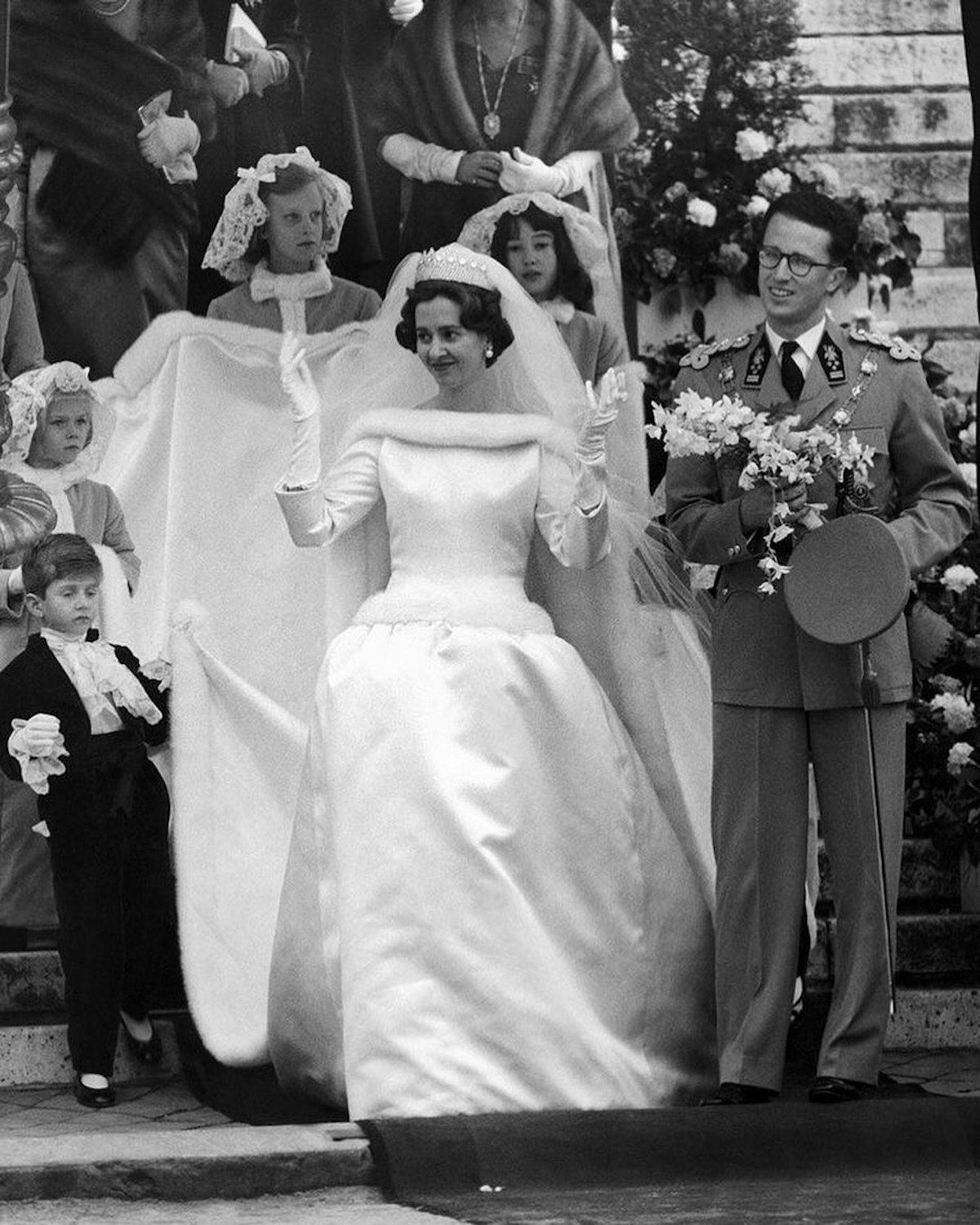 Saviez-vous que la Reine Fabiola s’était mariée en Balenciaga