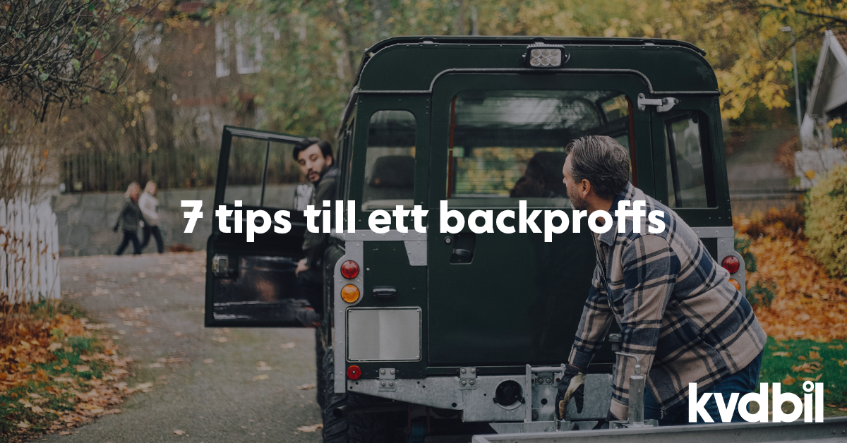 Guide: Backa med släp – så gör du | kvd.se