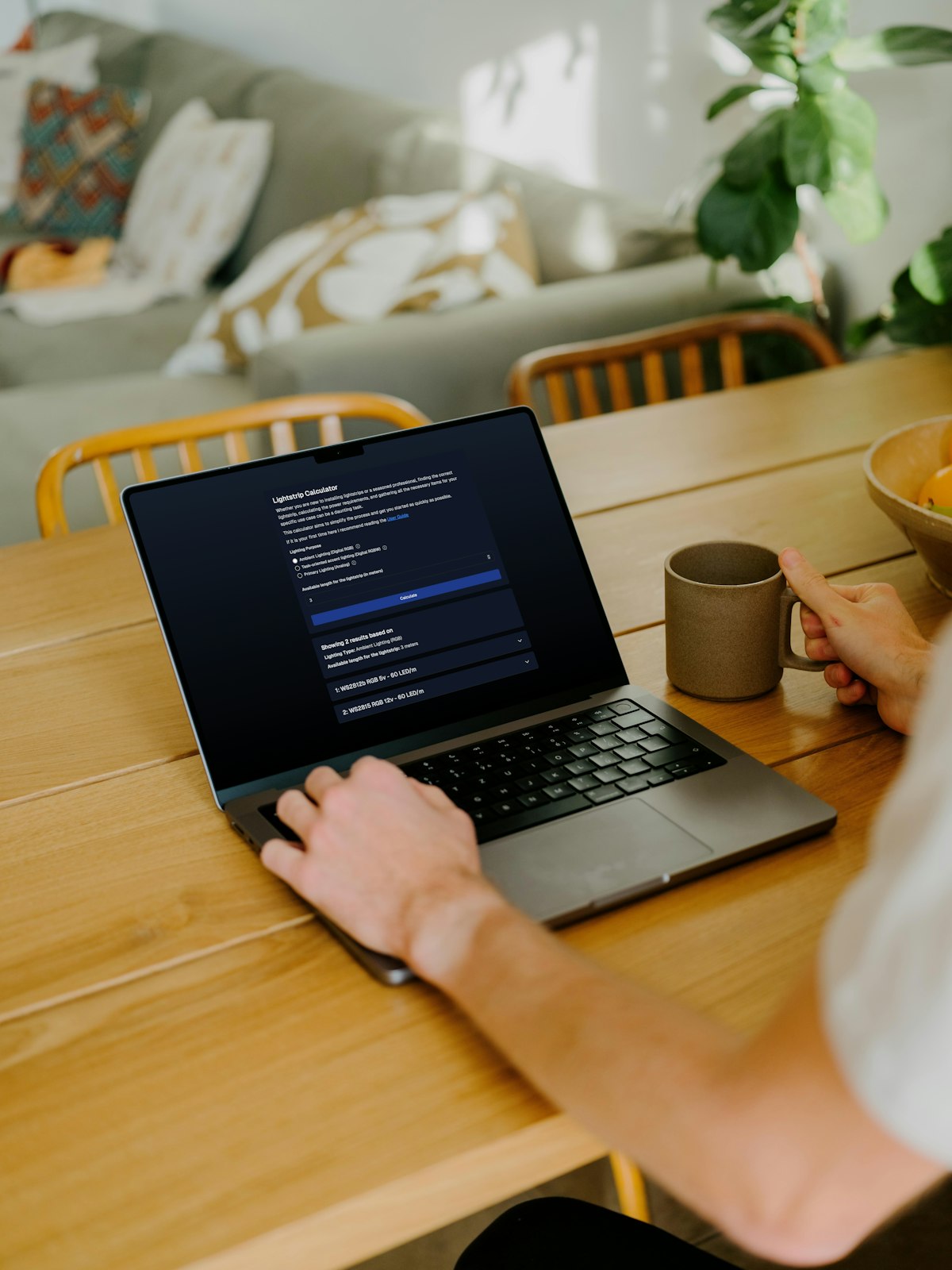 Lightstrip Calculator - My website