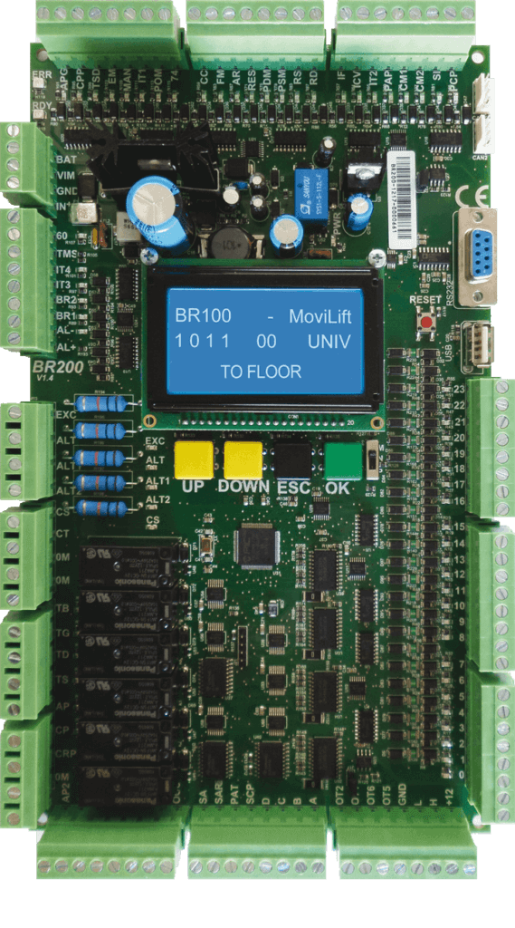 BR200 Parallel Elevator Motherboard | Movilift Italian Elevators