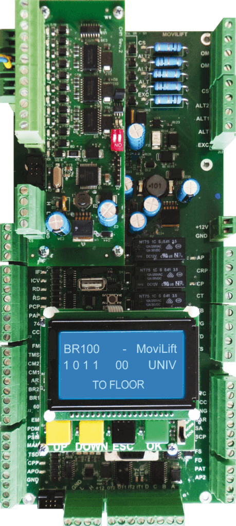 BR100 Programmable Motherboard for elevators | Movilift Italian Elevators
