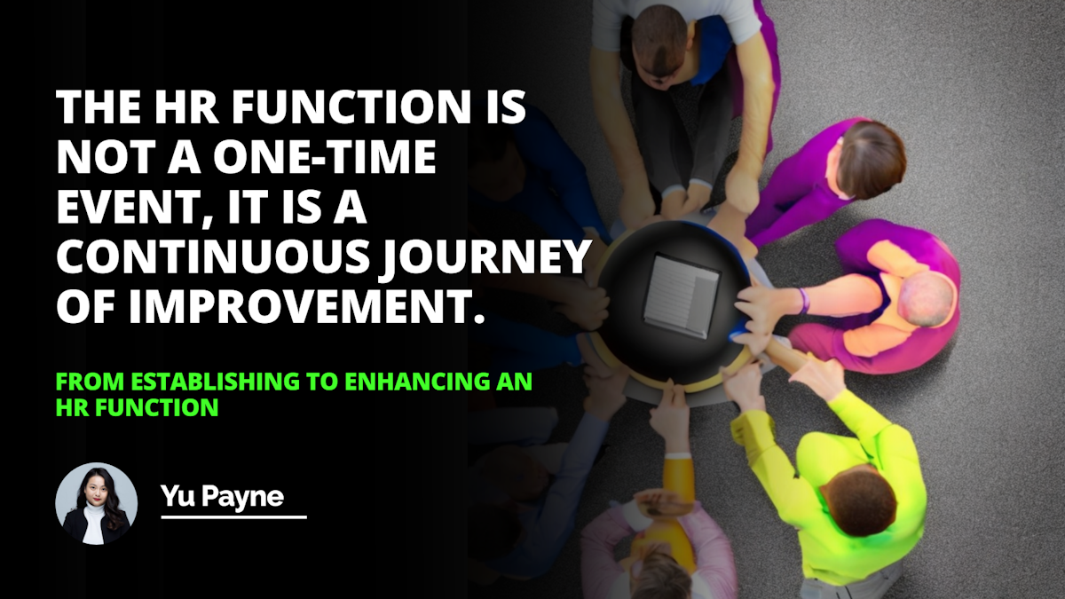 Establishing to Enhancing HR Function Tips Tools Ideas