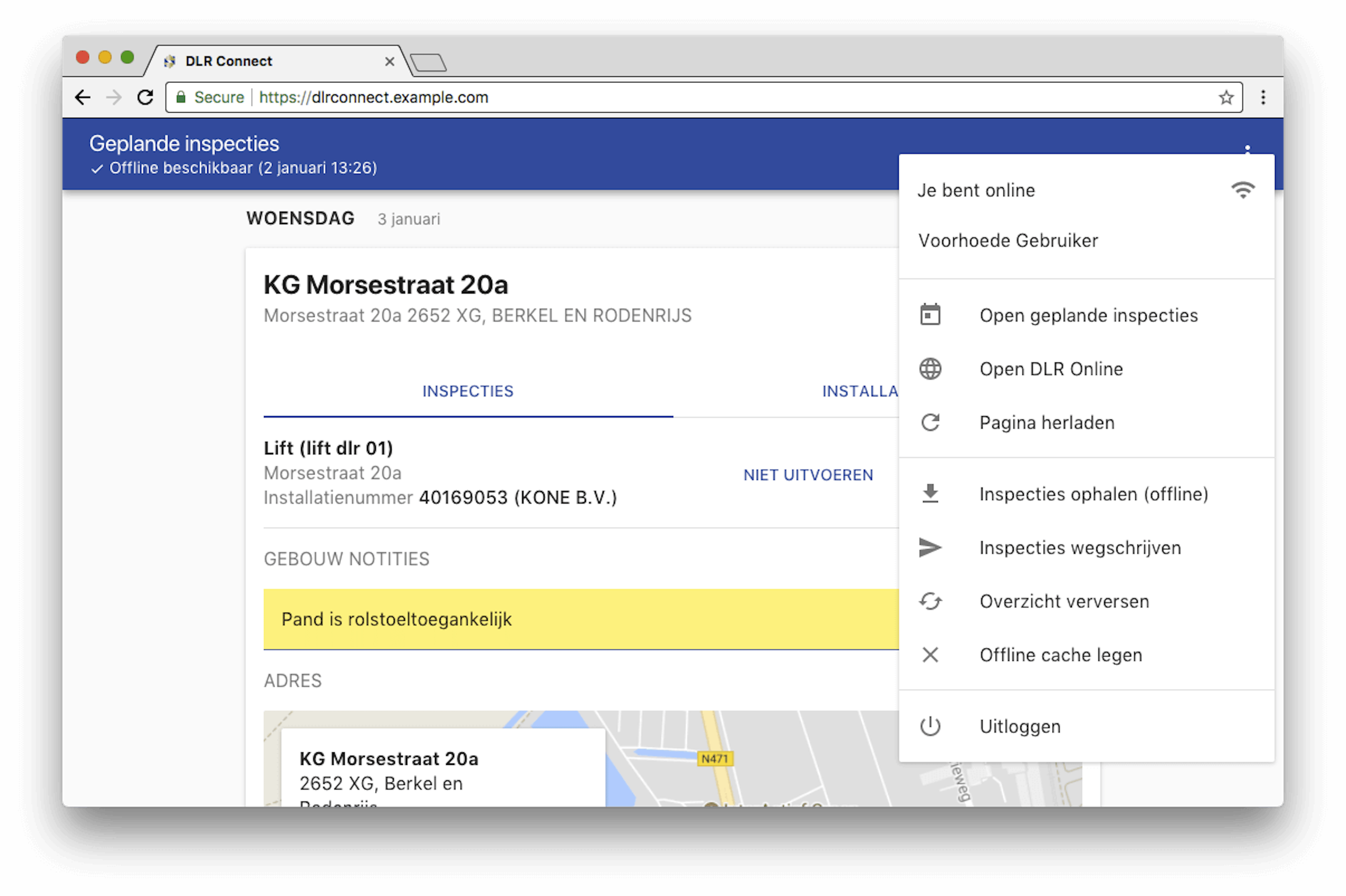 DLR Inspection app | De Voorhoede