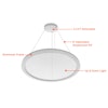 ARCY-LINE: Architectural Circular 23" Suspended Up/Down Light