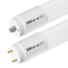 8 FT T8 Glass + PC Coating DUAL FIT Ballast, or AC Direct Double Sided ...