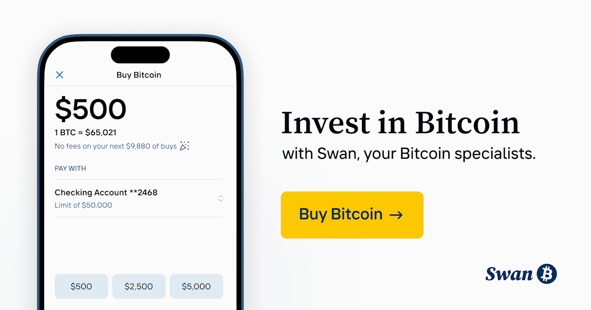Buy Bitcoin with Swan, your Bitcoin specialists - Swan Bitcoin