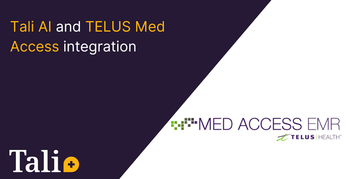 AI Scribe for TELUS Med Access