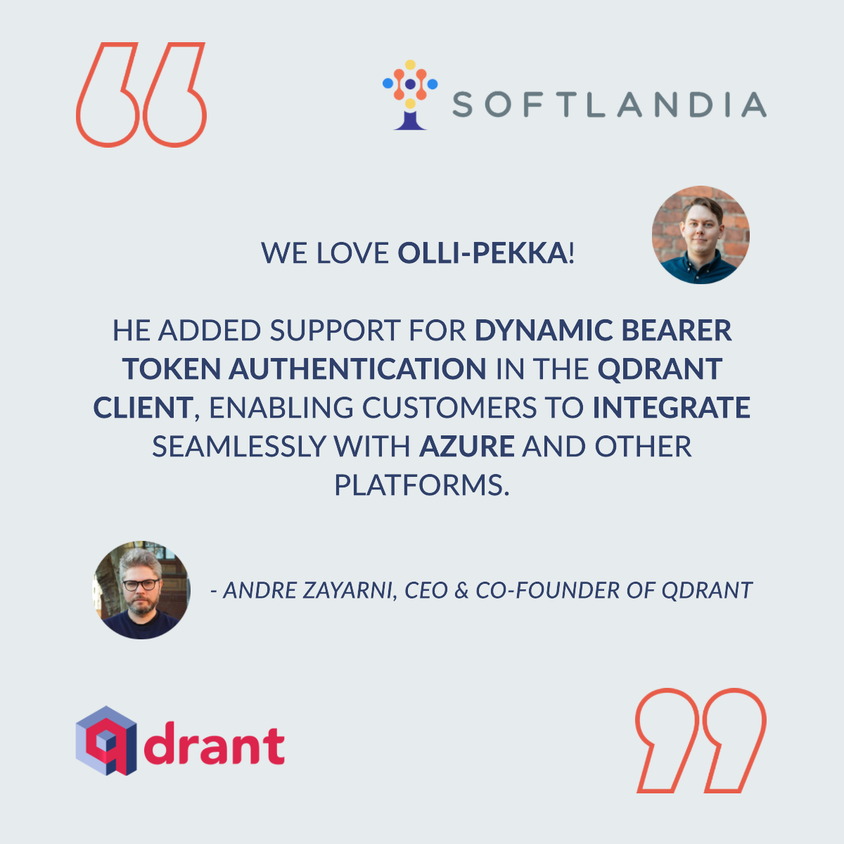 Softlandia Adds Dynamic Bearer Token Auth to Qdrant's Python Client
