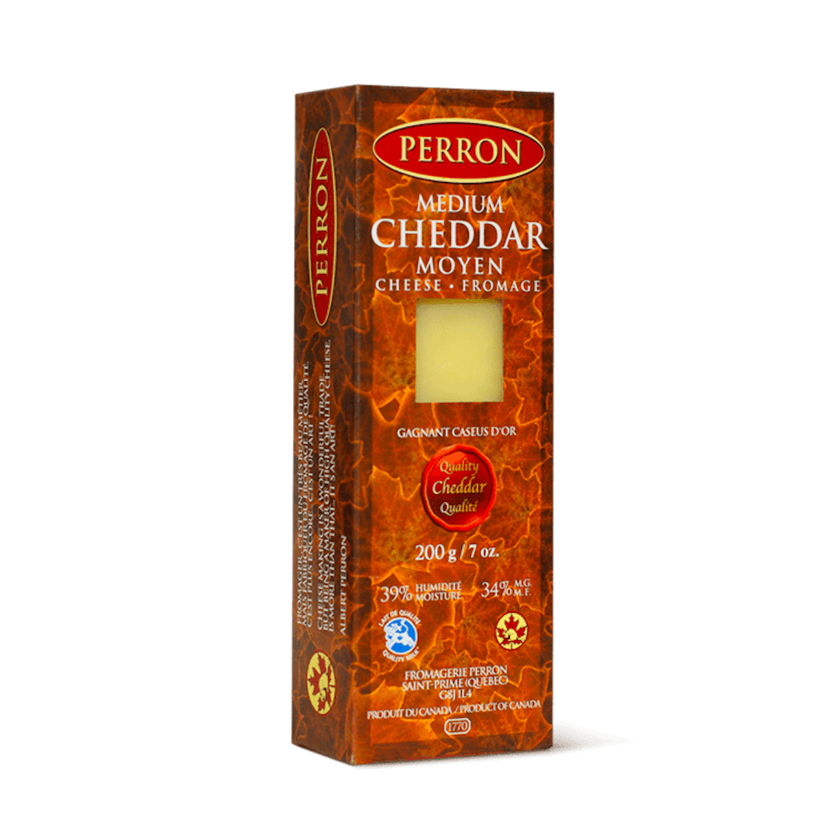 Cheddar Perron Moyen | Fromages d'ici